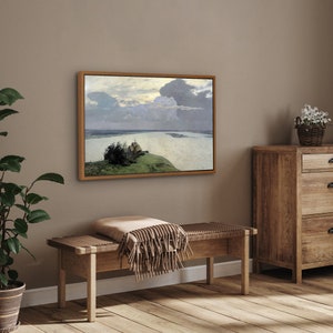 Over Eternal Peace by Isaac Levitan,vintage Landscape Large Wall Art ...