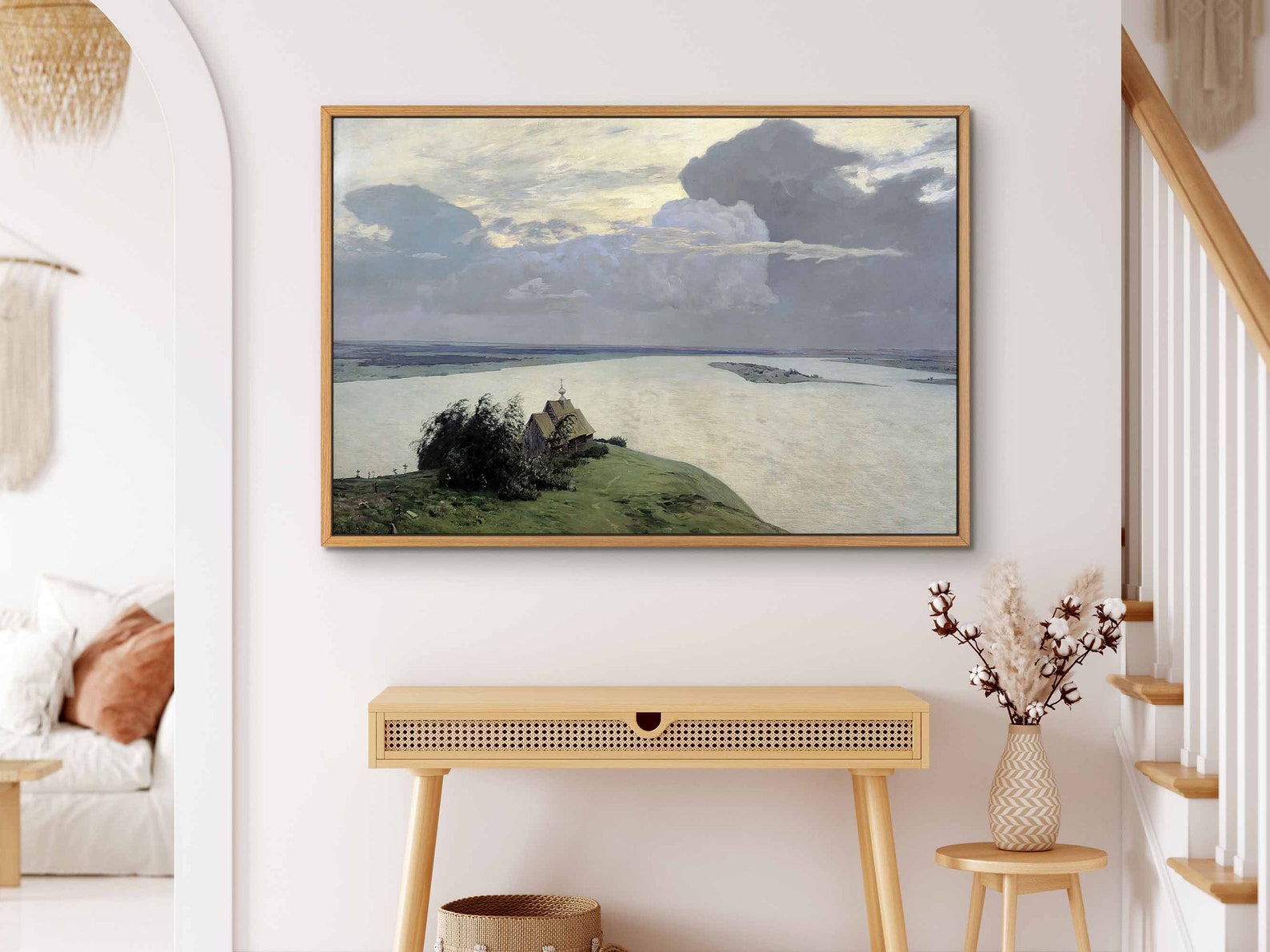 Over Eternal Peace by Isaac Levitanvintage Landscape Large - Etsy