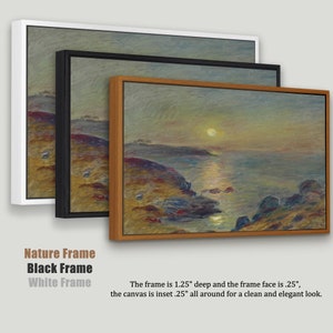 Sunset at Douarnenez Wall Art Print, Nature Framed Gallery Art, 48x32 ...