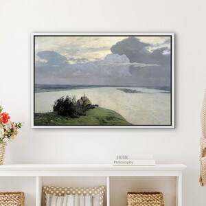 Over Eternal Peace by Isaac Levitan,vintage Landscape Large Wall Art ...