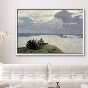 Over Eternal Peace by Isaac Levitanvintage Landscape Large - Etsy
