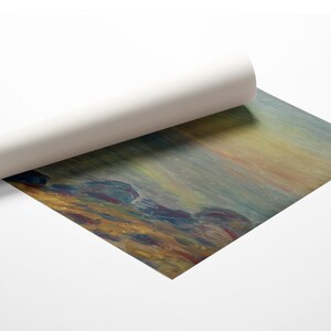 Sunset at Douarnenez Wall Art Print, Nature Framed Gallery Art, 48x32 ...