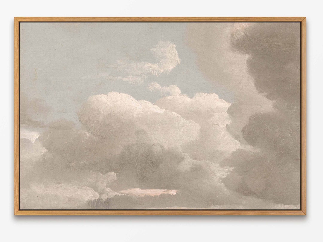 Cloud Study early Evening by Simon Denis Landscape Oil - Etsy