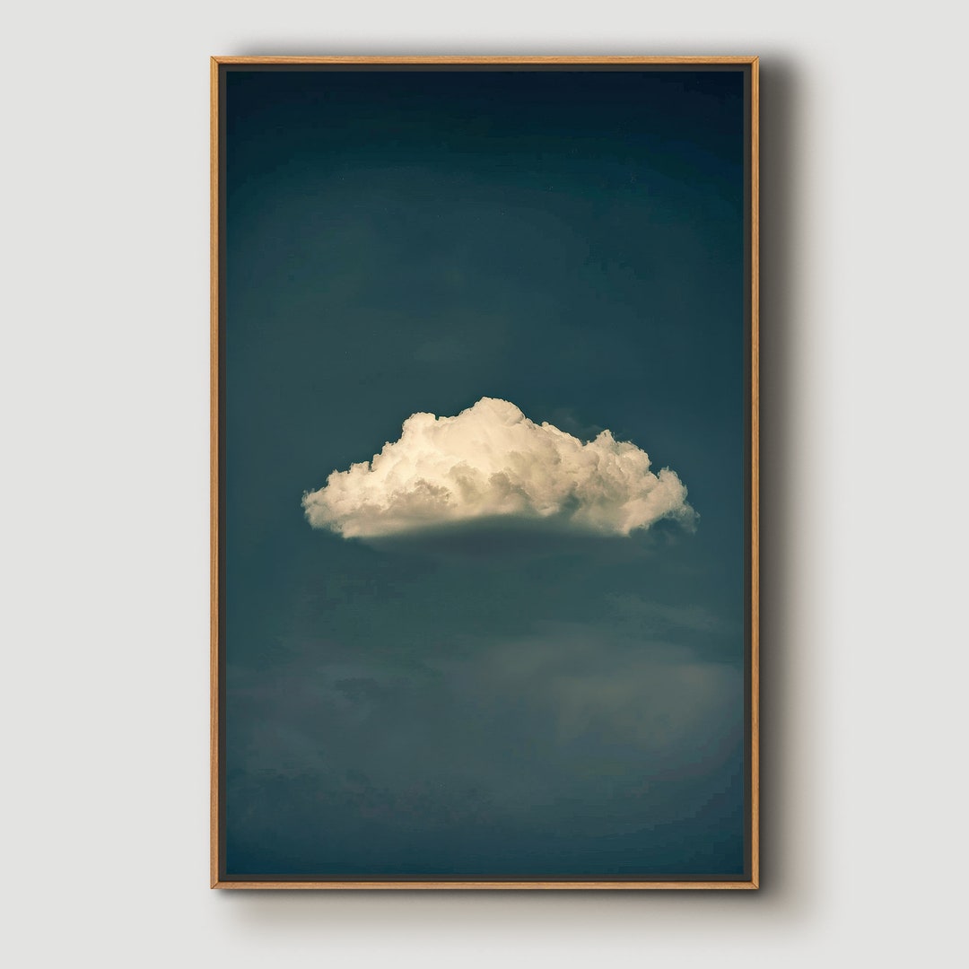 Floating Cloud Canvas Print: Framed Nature Wall Art - Etsy