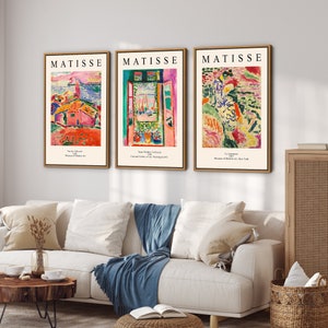 Matisse Print Set of 3: Framed Gallery Wall Art - Etsy