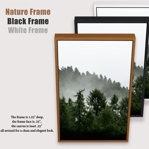 Landscape Set of Three Wall Art Print, Nature Framed Large Gallery Art ...