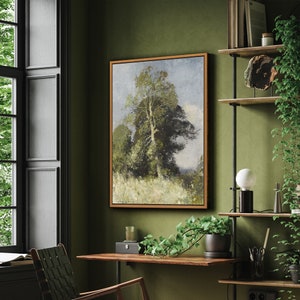 The Ash Tree by Edward Seago Landscape Oil Painting Wall Art, Vintage ...