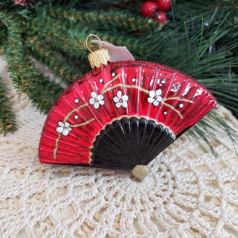Fan Ornament - Etsy