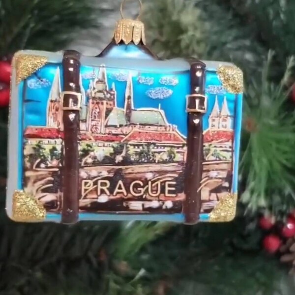 Glass Prague Ornament - Etsy