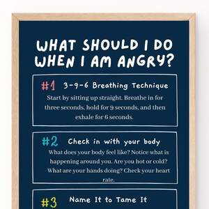 Anger Management Coping Skills | Digital Download | SVG and PNG ...
