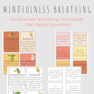 Mindfulness Breathing Cards | Breathing Techniques | Classroom ...
