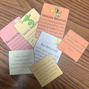 Mindfulness Breathing Cards | Breathing Techniques | Classroom ...