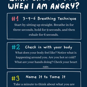 Anger Management Coping Skills | Digital Download | SVG and PNG ...