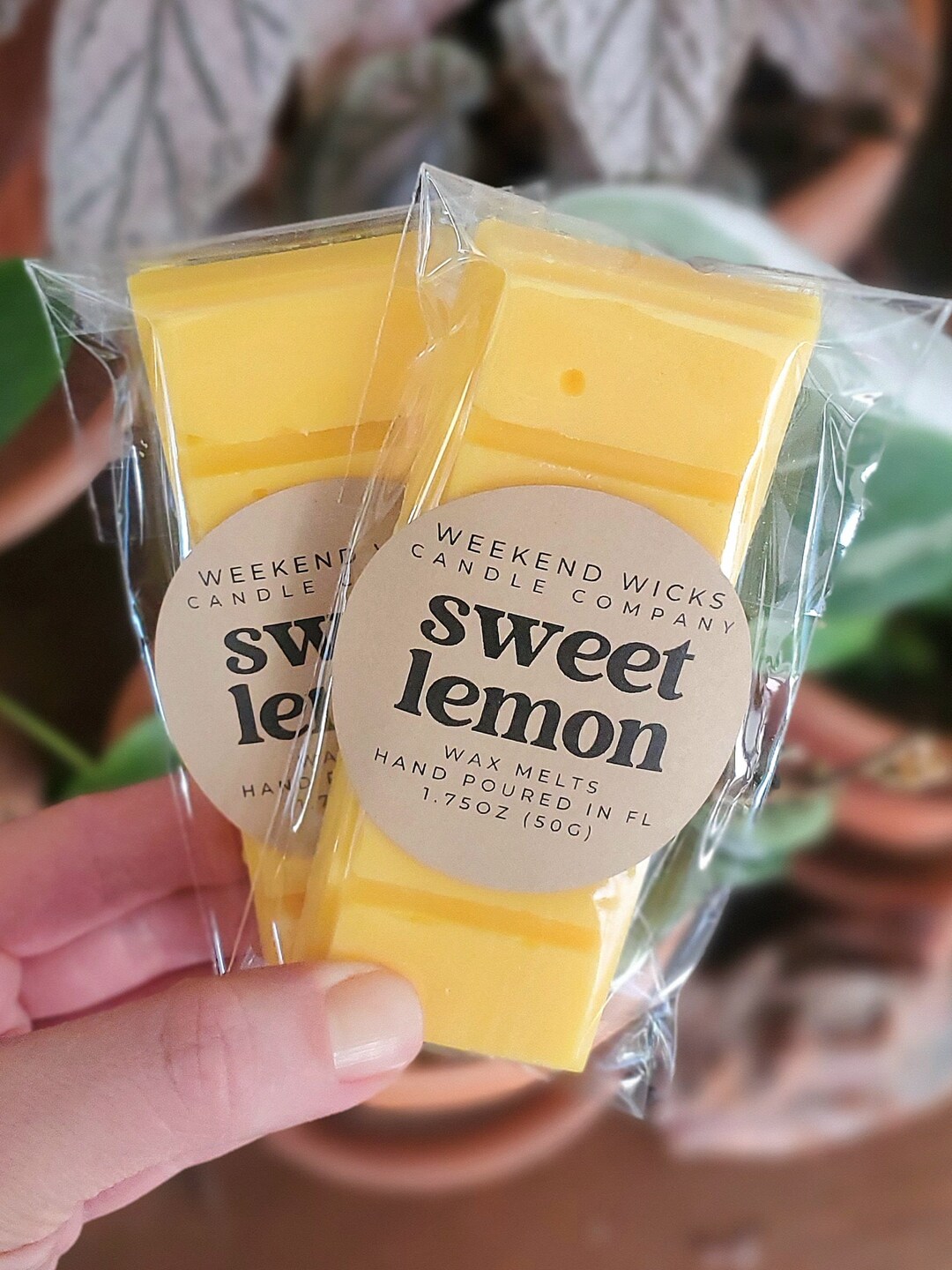 Lemon Wax Melt | Citrus Scent | Gift for Her | Housewarming Gift ...