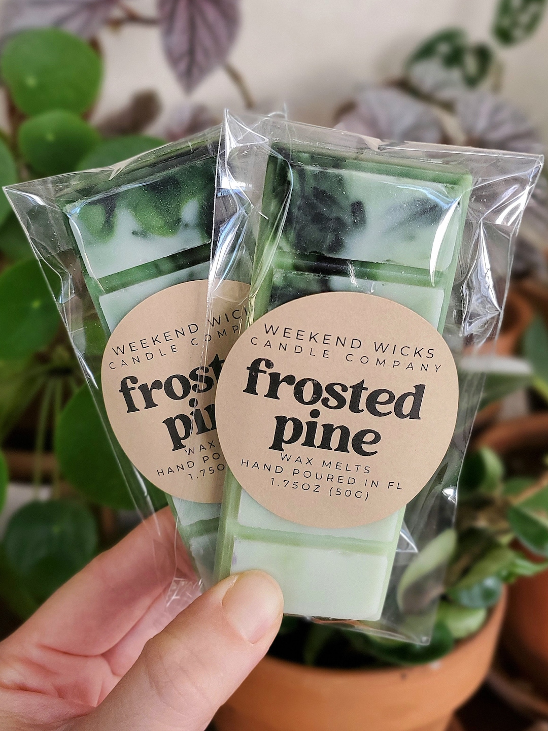 Frosted Pine Wax Melt | Pine Wax Melt | Christmas Wax Melt | Stocking ...