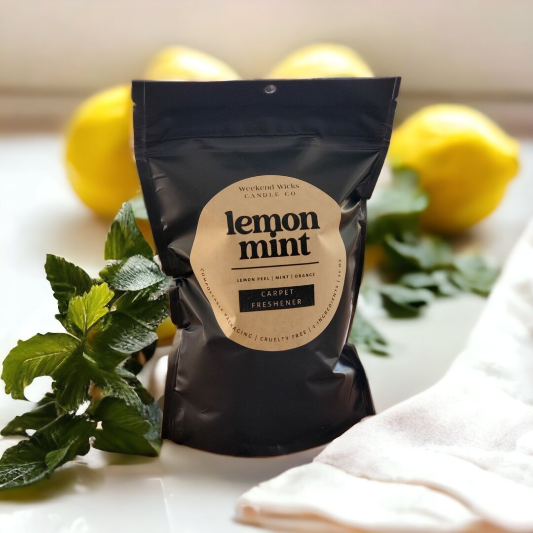 Lemon Mint Carpet Freshener | Fresh Scent | Natural Cleaning Supplies ...
