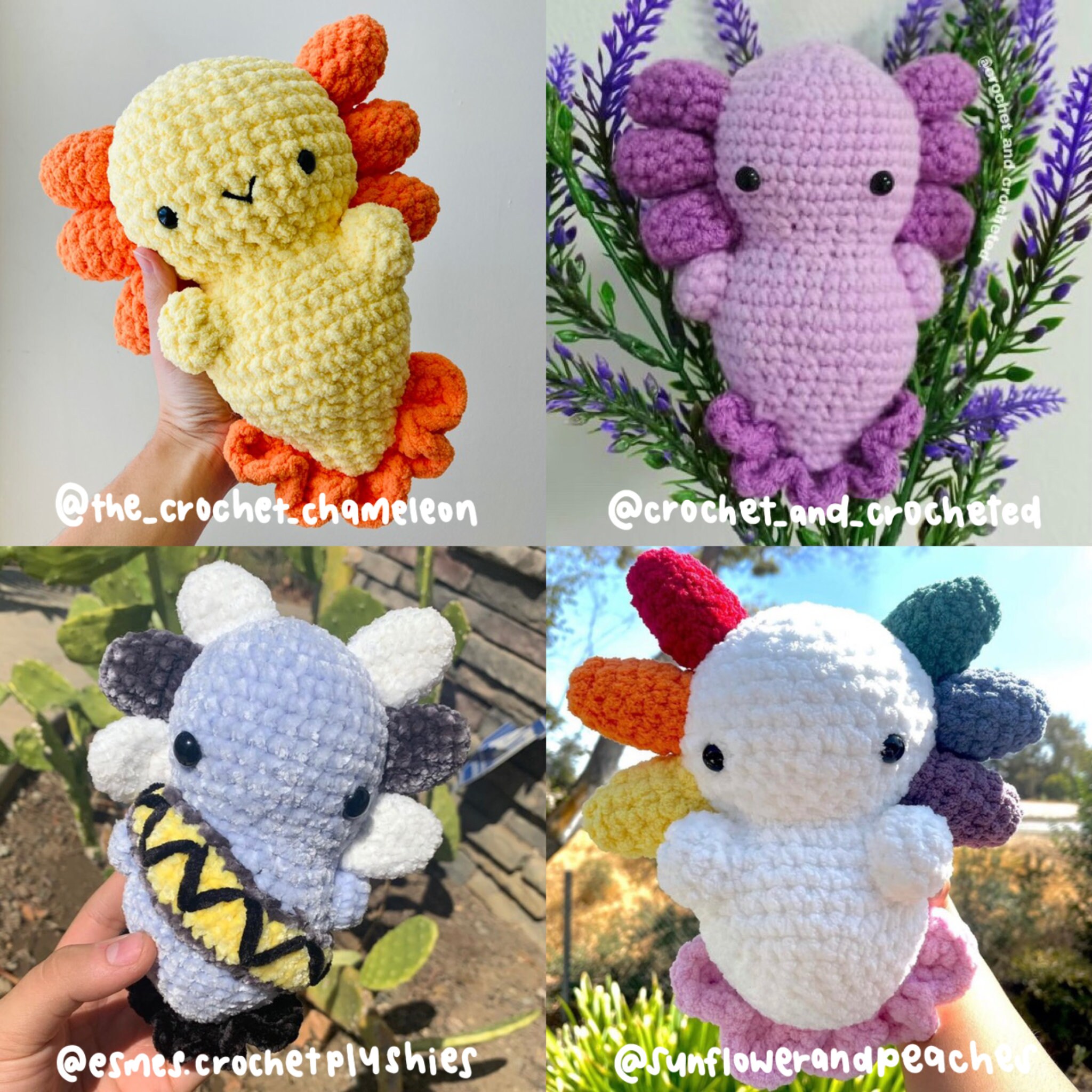 PDF PATTERN ONLY - Crochet Axolotl - Etsy