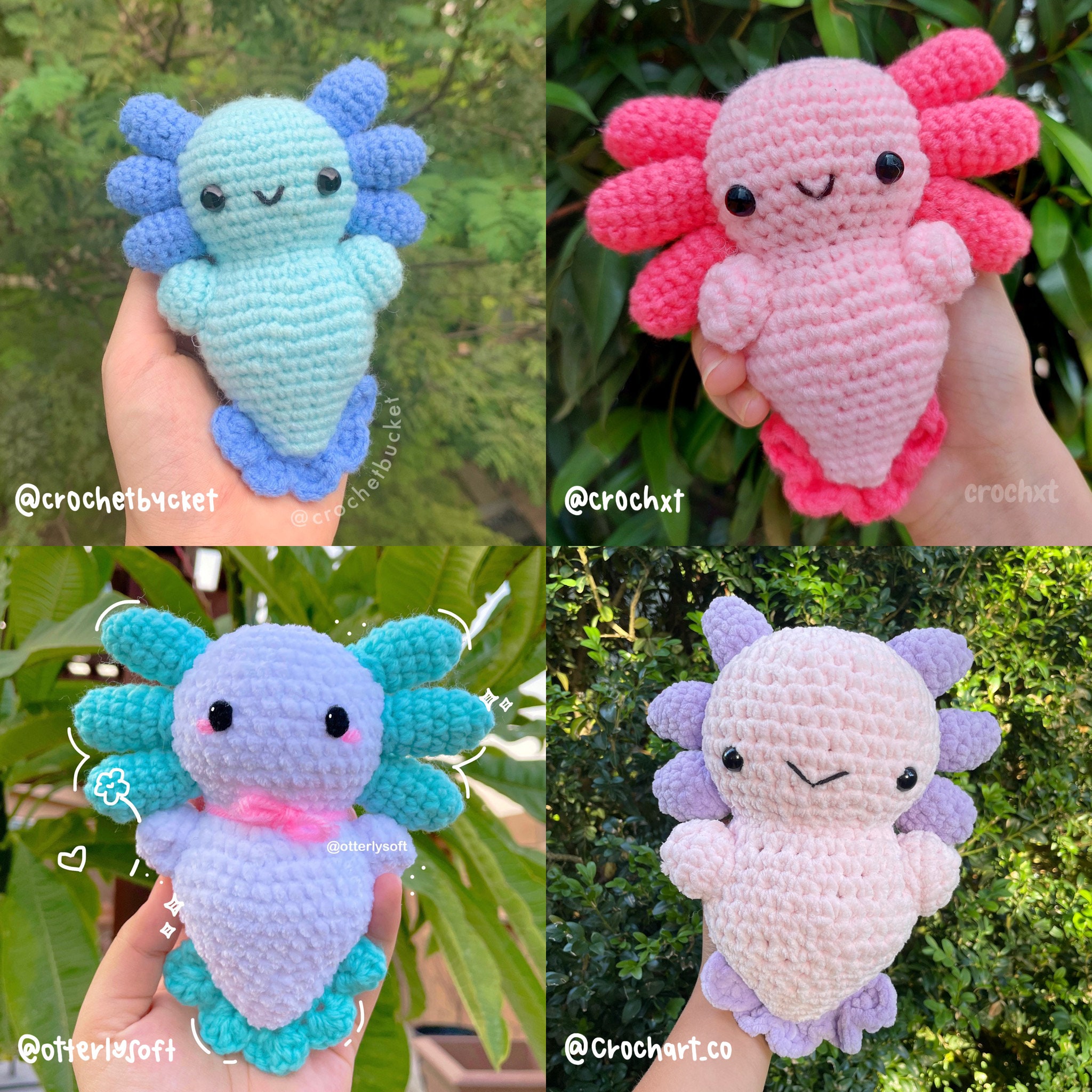 PDF PATTERN ONLY Crochet Axolotl - Etsy