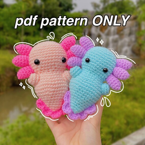PDF PATTERN ONLY Crochet Axolotl - Etsy