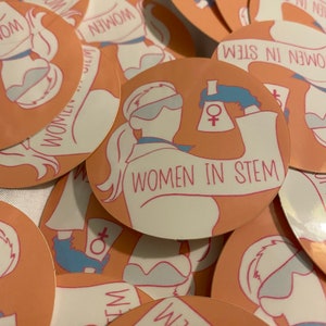 Women in Stem Sticker - Etsy