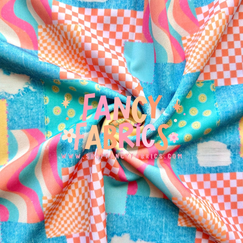 Groovy Fabric - Etsy