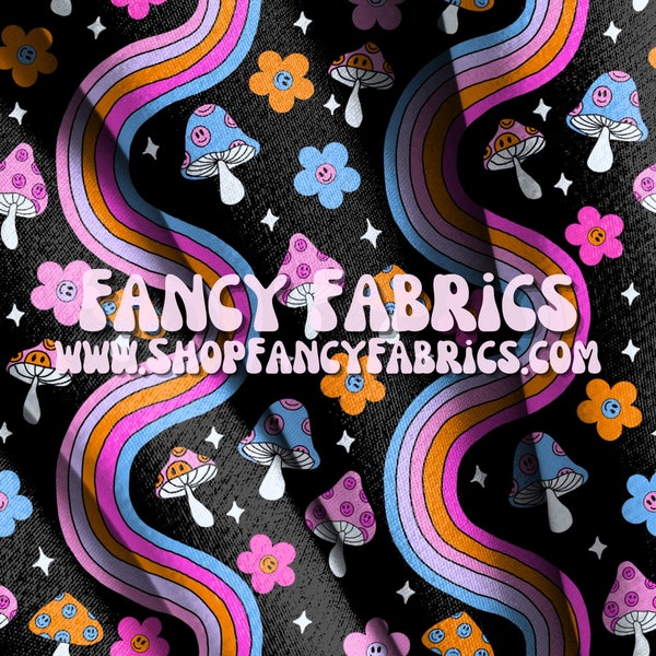 Groovy Fabric - Etsy