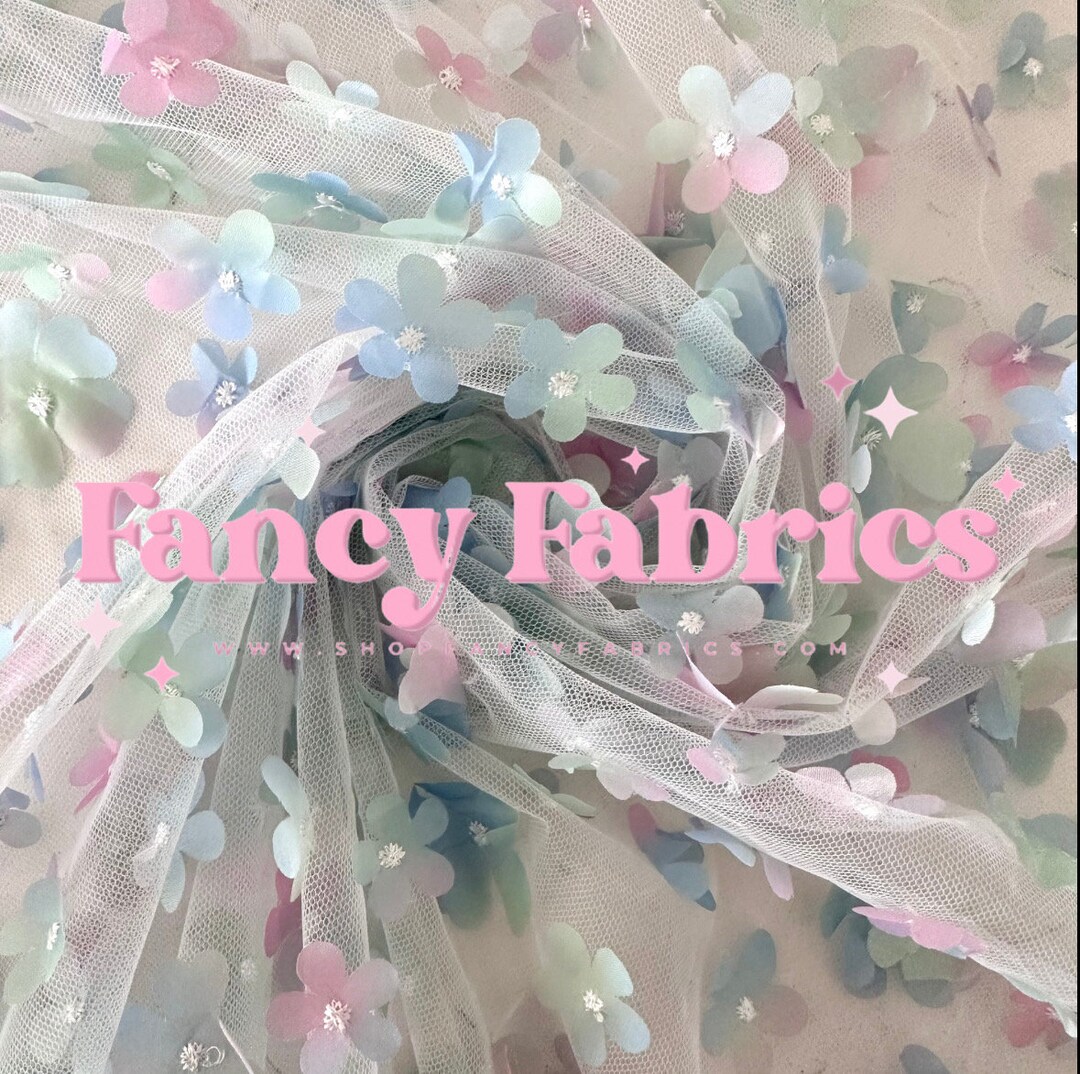 Ready to Ship Ombré Floral 3D Mesh Fast Shipping USA Bow Making ...