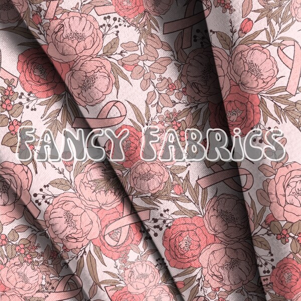 Breast Cancer Fabric - Etsy