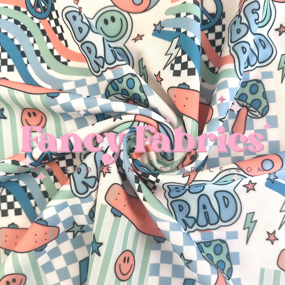 Be Rad Swim Fabric Ready to Ship Fast Shipping USA DIY Swimwear ...