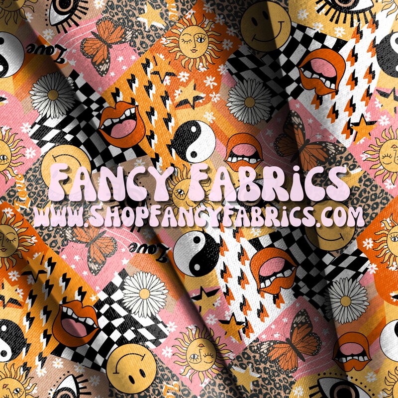 Trippy Fabric - Etsy