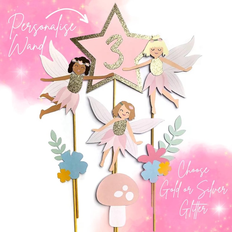 Fairy Cake Topper - Etsy
