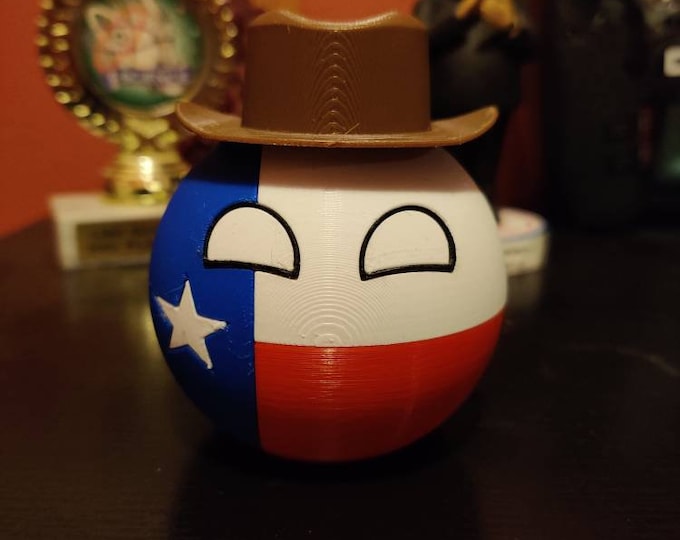 Countryballs 3D Printed Models/desk Art texas - Etsy