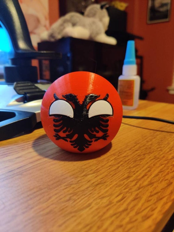Countryballs 3D Printed Models/desk Art albania | Etsy