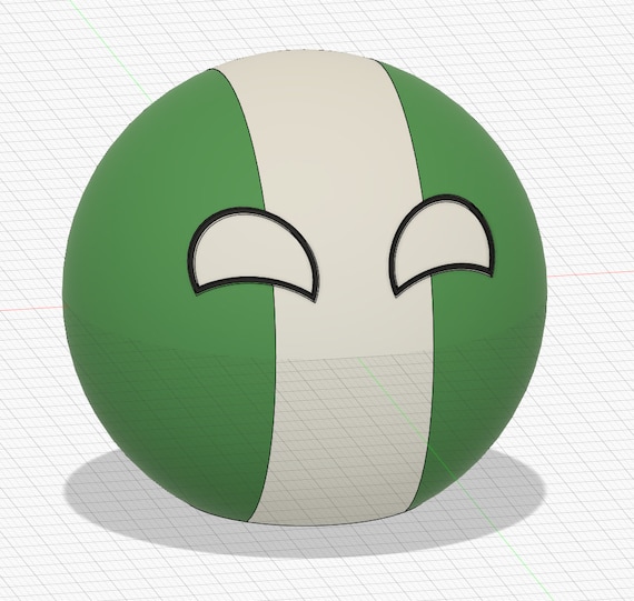 Countryballs 3D Printed Models/desk Art nigeria - Etsy Israel
