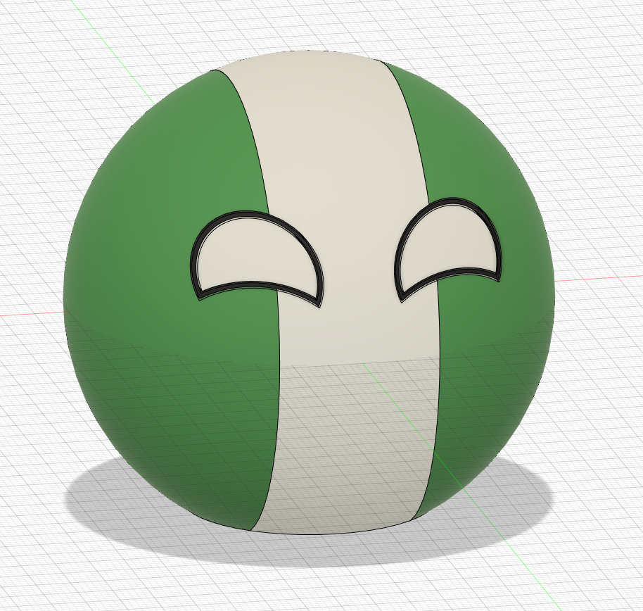 Countryballs 3D Printed Models/desk Art (nigeria) - Etsy