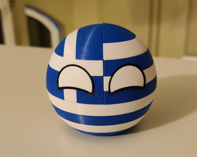Countryballs 3D Printed Models/desk Art greece - Etsy