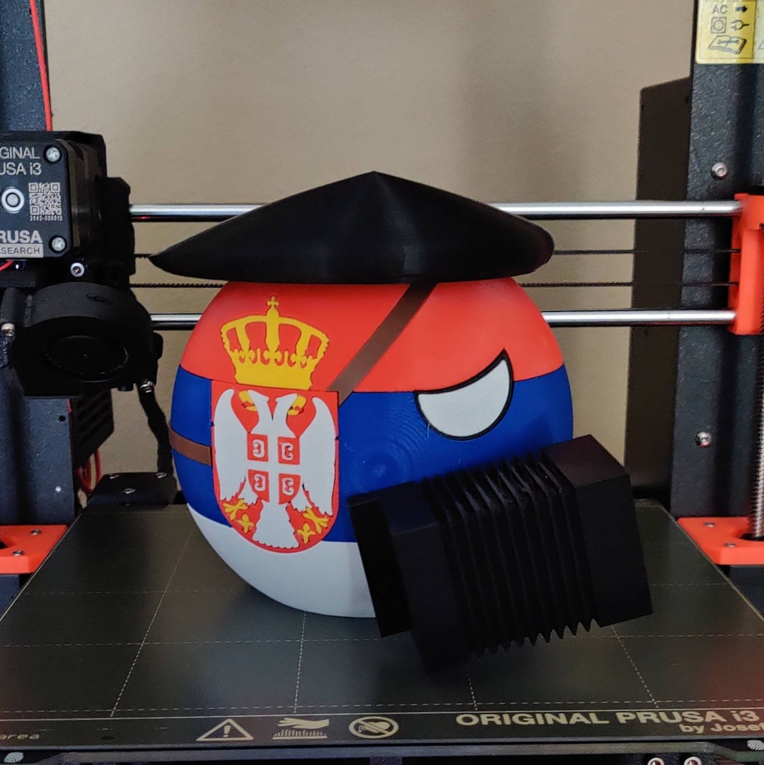 Countryballs 3D Printed Models/desk Art (serbia) - Etsy