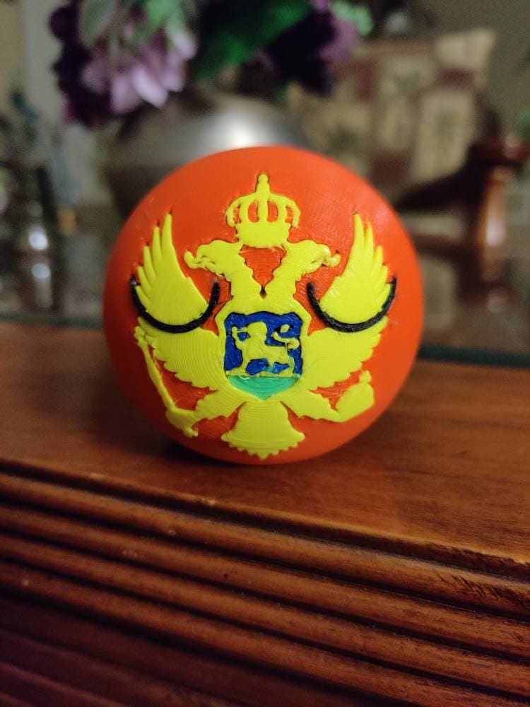 Countryballs 3D Printed Models/desk Art (montenegro) - Etsy