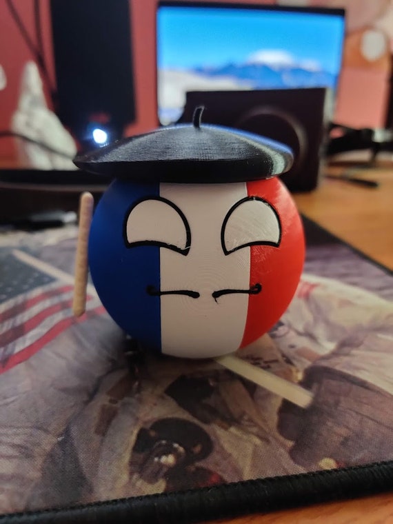 Countryballs 3D Printed Models/desk Art france | Etsy