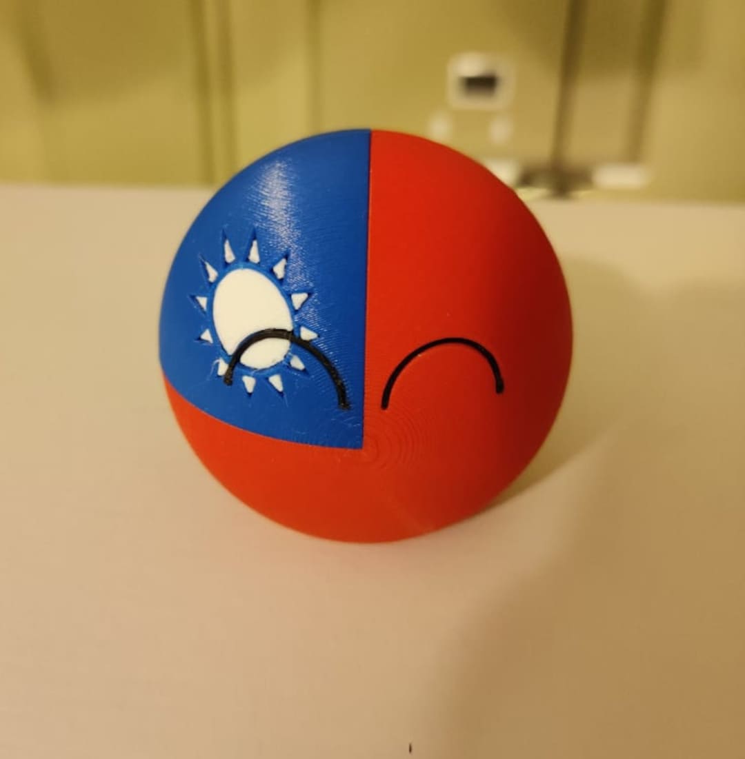 Countryballs 3D Printed Models/desk Art (taiwan) - Etsy