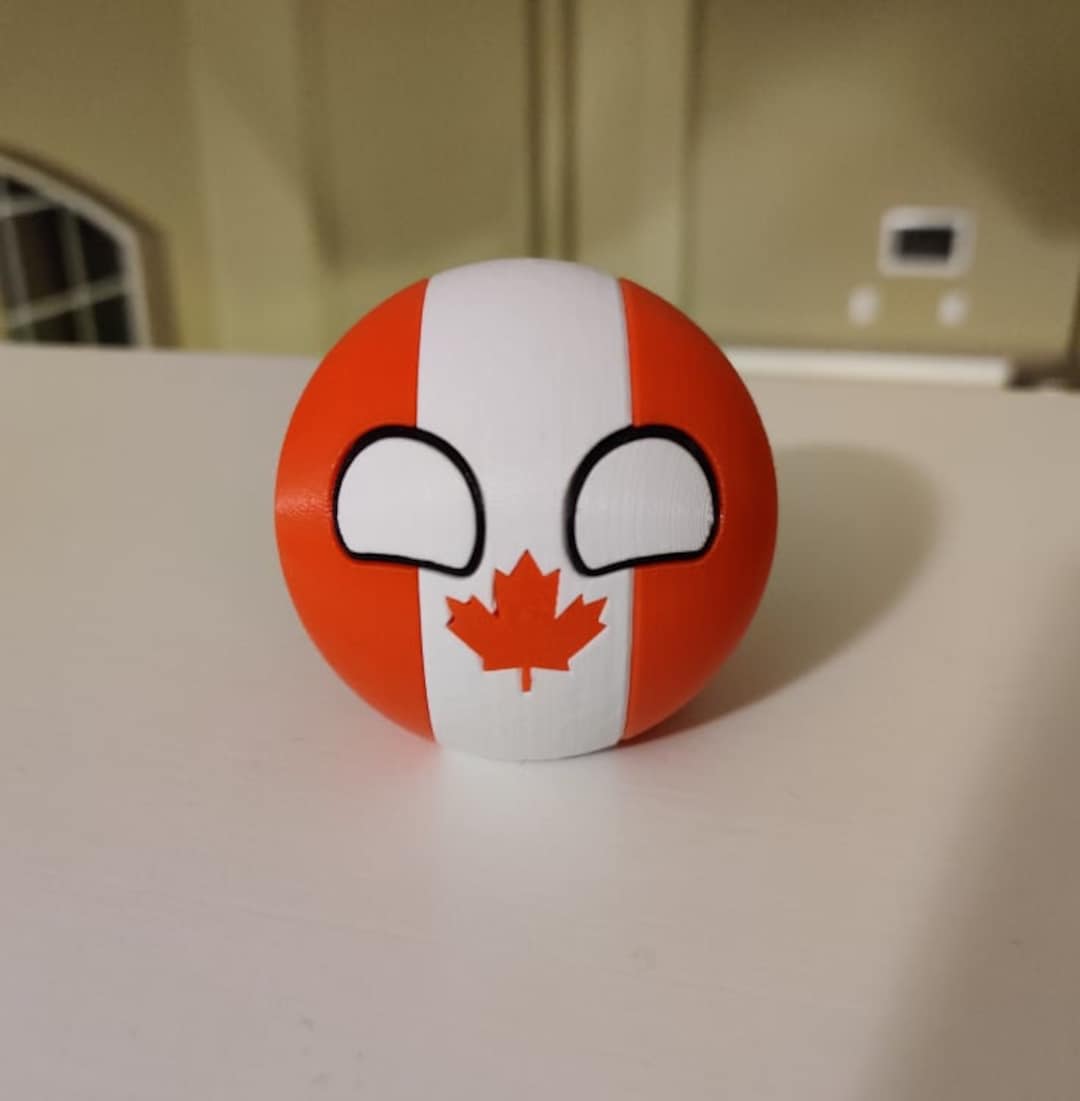 Countryballs 3D Gedruckte Modelle/Desk Art Kanada - Etsy.de
