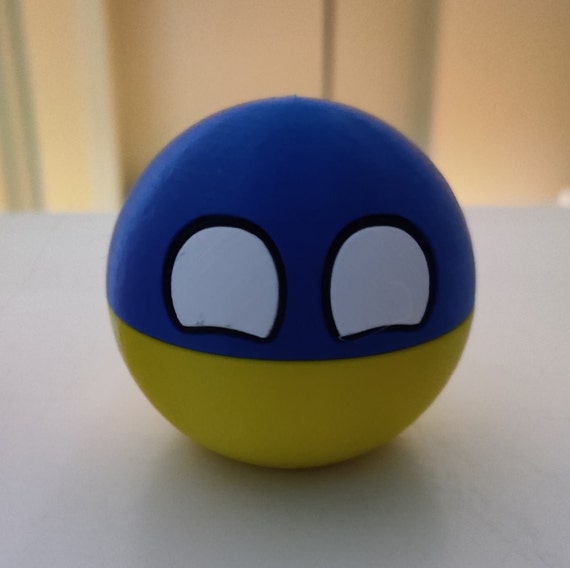 Countryballs 3D Printed Models/desk Art ukraine - Etsy Finland