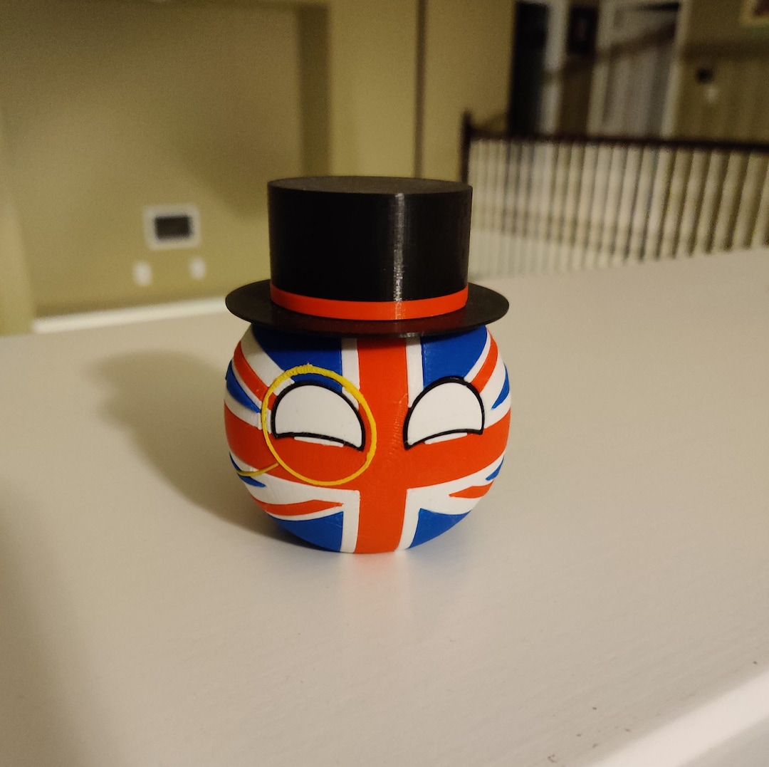 Countryballs 3D Printed Models/Desk Art (Royaume-Uni) - Etsy France
