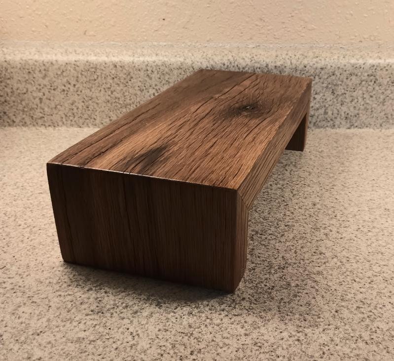 Riser. White Oak Riser. Farmhouse Decor. Wood Tray. Wood Trivet. Rustic ...