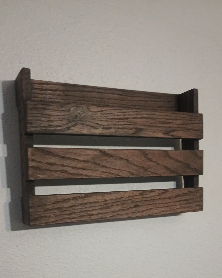 Rustic Hanging File Holder. Reclaimed Wood. File Holder. - Etsy