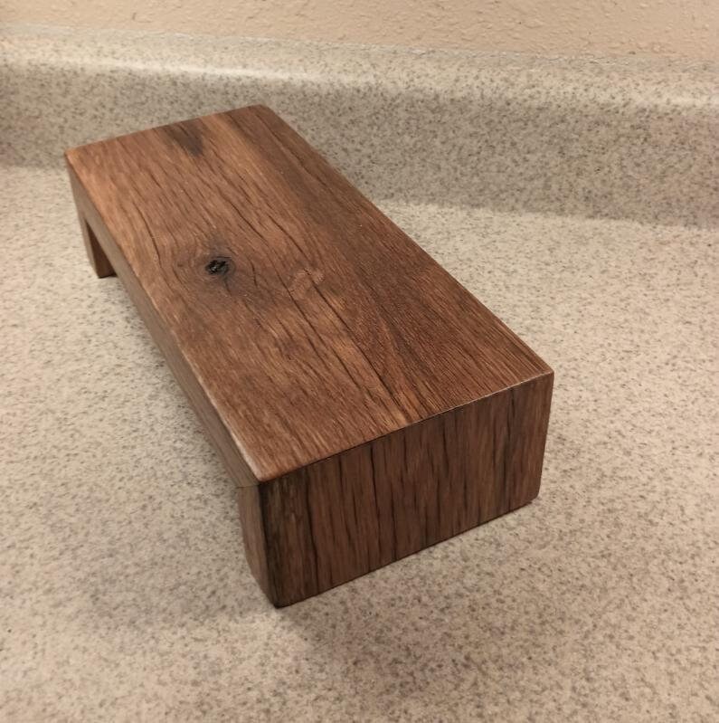 Riser. White Oak Riser. Farmhouse Decor. Wood Tray. Wood Trivet. Rustic ...