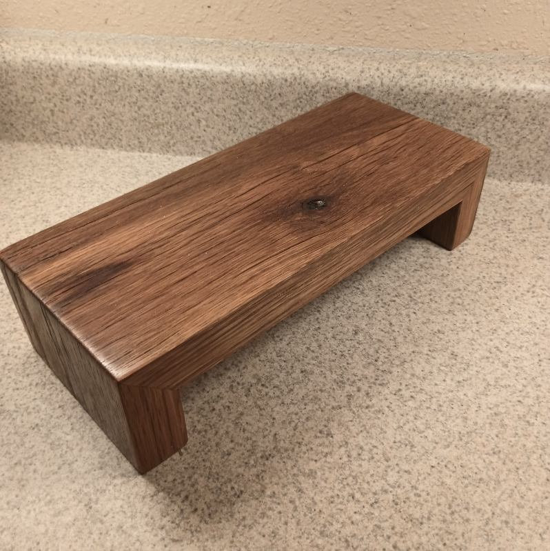 Riser. White Oak Riser. Farmhouse Decor. Wood Tray. Wood Trivet. Rustic ...