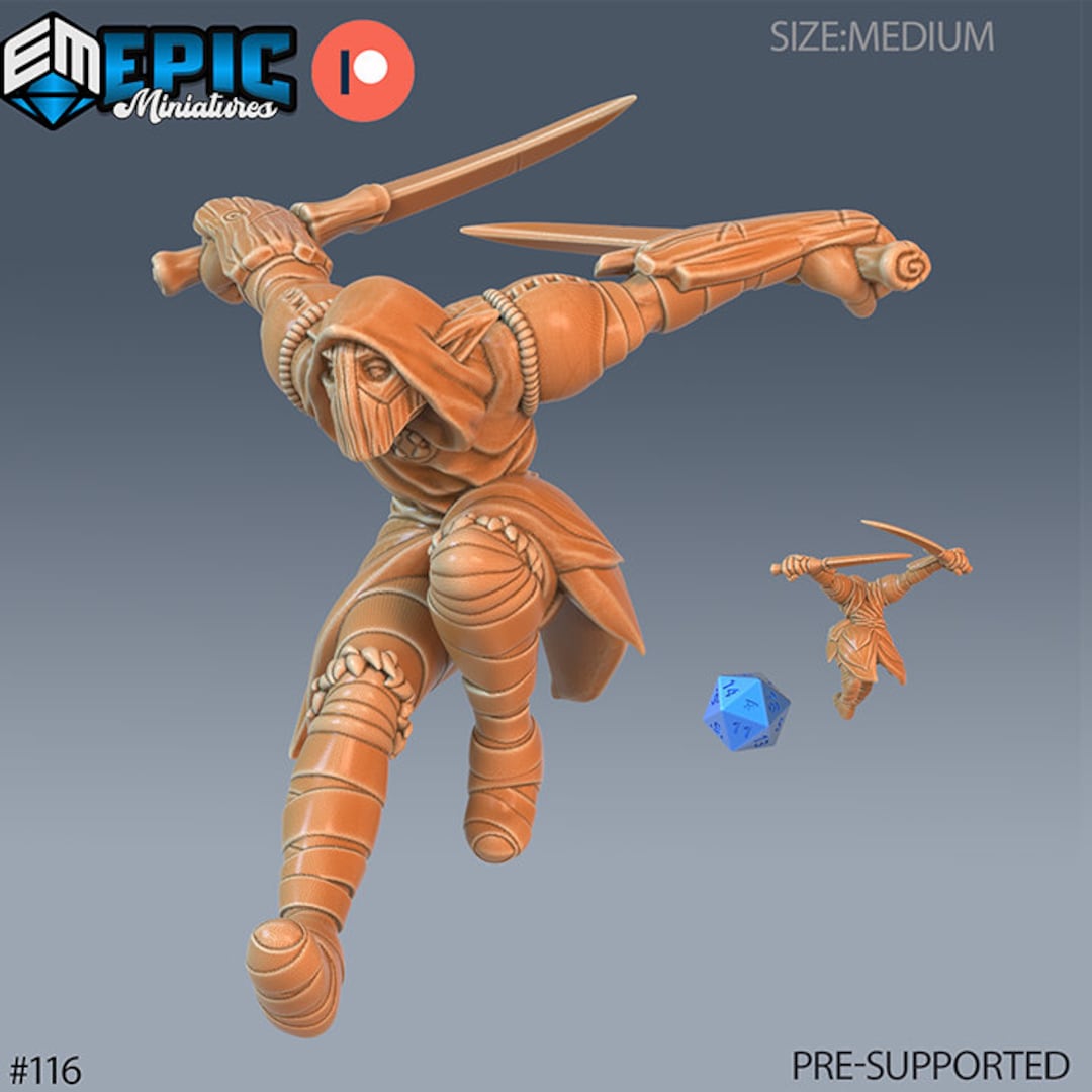 DND Miniature Elves Elf Collection Dungeons and Dragons Mini Resin 3d ...