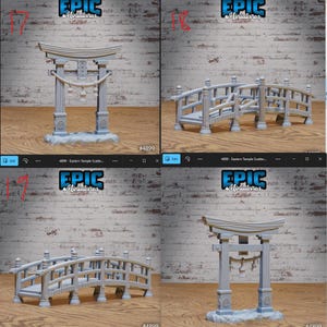 Eastern Temple Scatter Terrain DND Miniatures Legends of the East ...