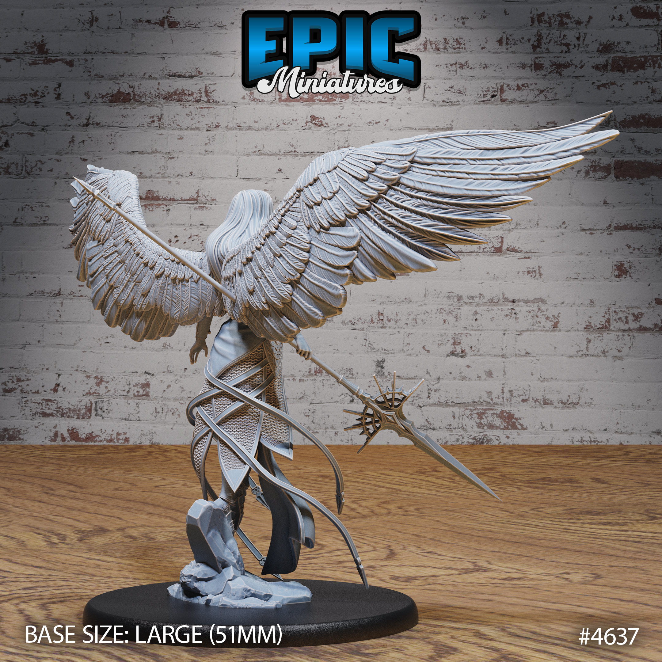 Female Planetar Angel Set of 3 DND Miniatures Faith Defender Collection ...